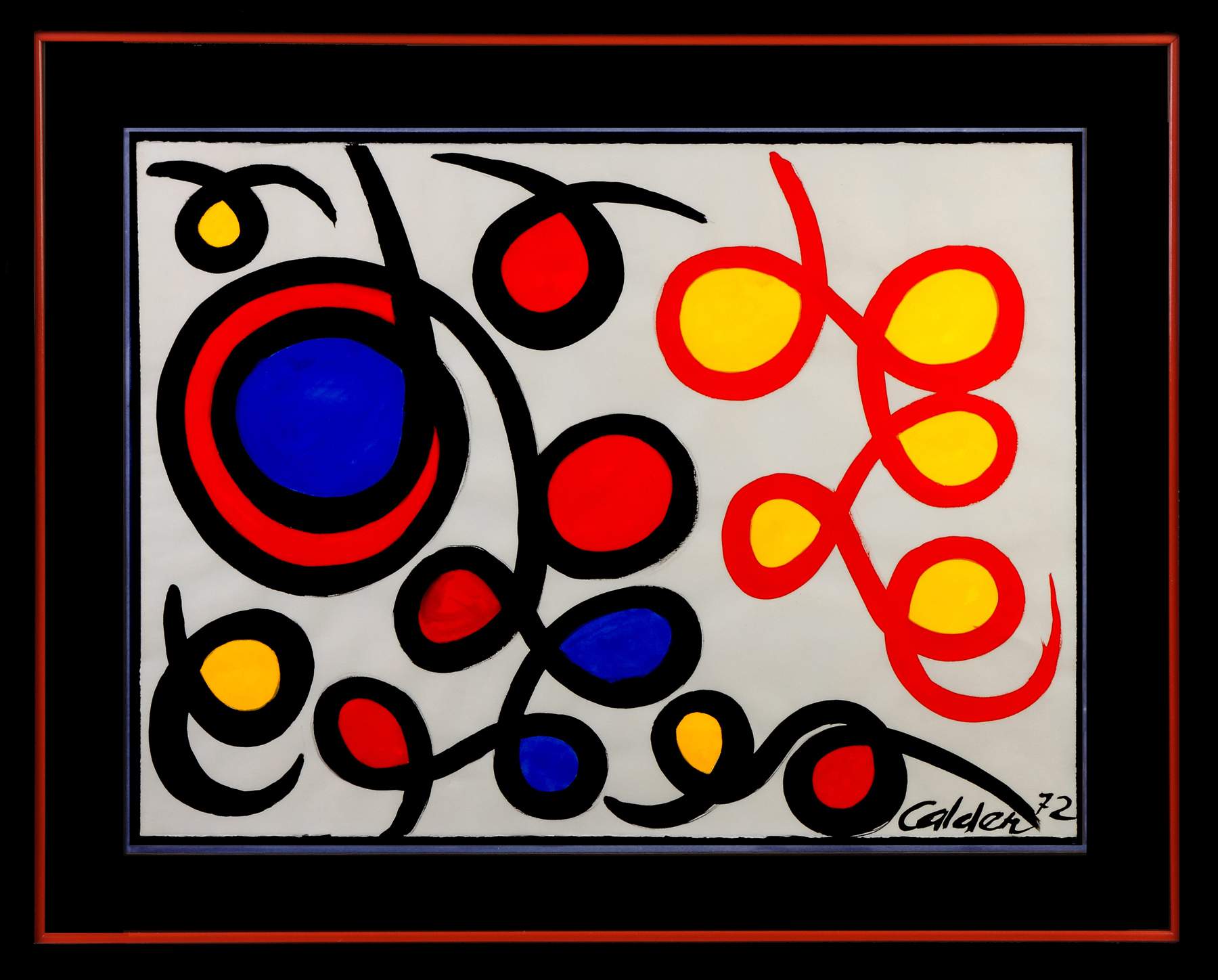 Alexander Calder (American, 1898-1976) "Loops Filled In" | Cottone Auctions