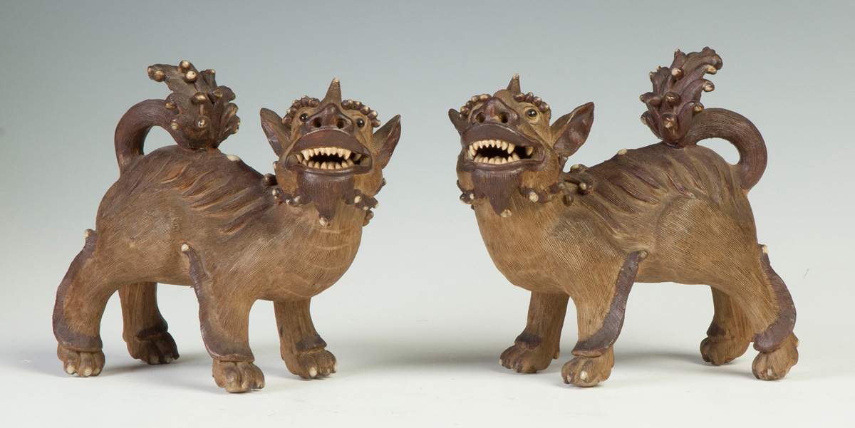 Chinese Porcelain Temple Dogs | Cottone Auctions