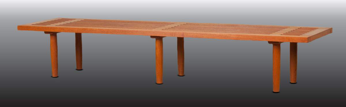 Tage Frid (1915–2004) Slatted Teakwood Bench | Cottone Auctions