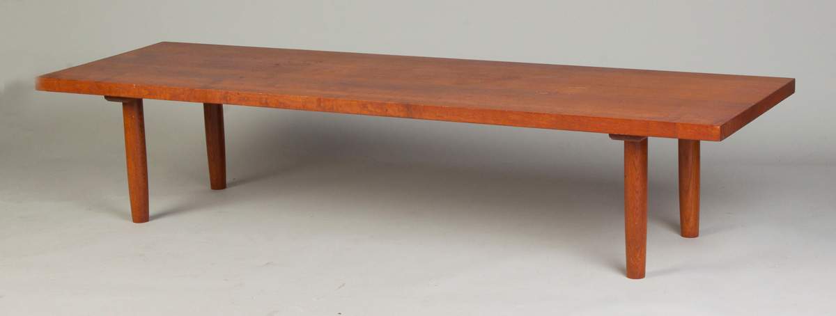 Tage Frid (1915–2004) Walnut Bench | Cottone Auctions