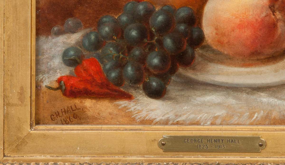 George Henry Hall (American, 1825-1913) Still life | Cottone Auctions
