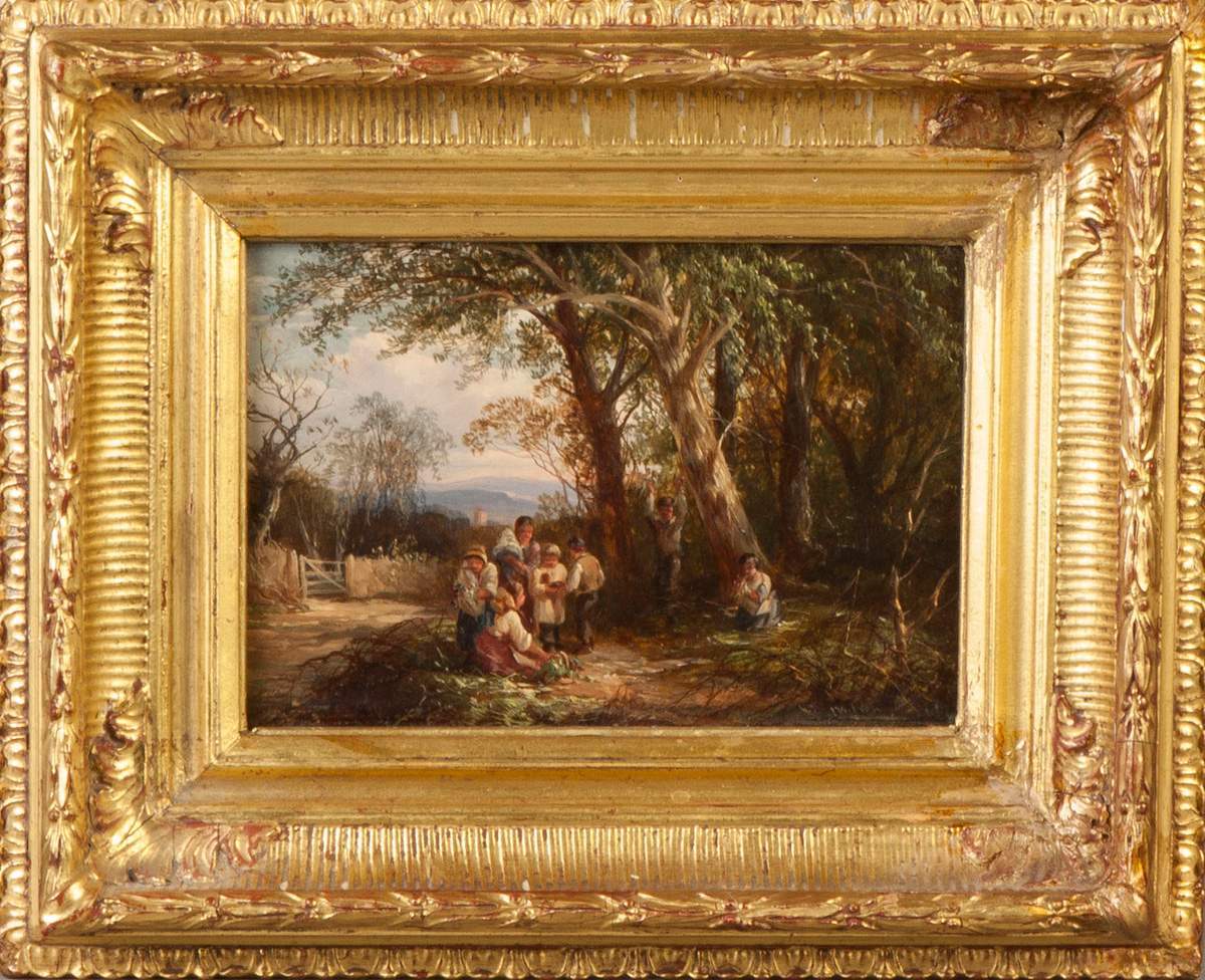 John J. Wilson (English, 1836-1903) Children in landscape | Cottone ...