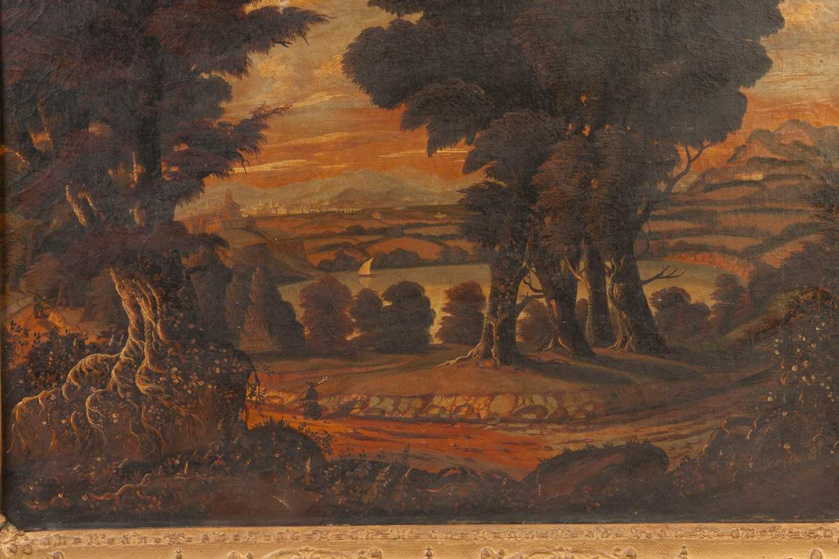 Thomas Chambers (American, 1808-1869) Lake & Landscape | Cottone Auctions