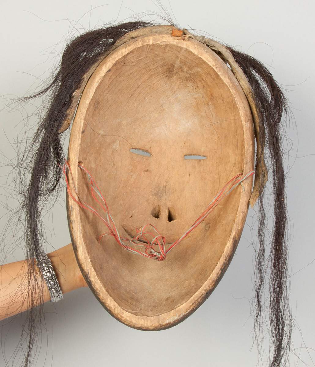 Iroquois Carved & Painted False Face Mask | Cottone Auctions