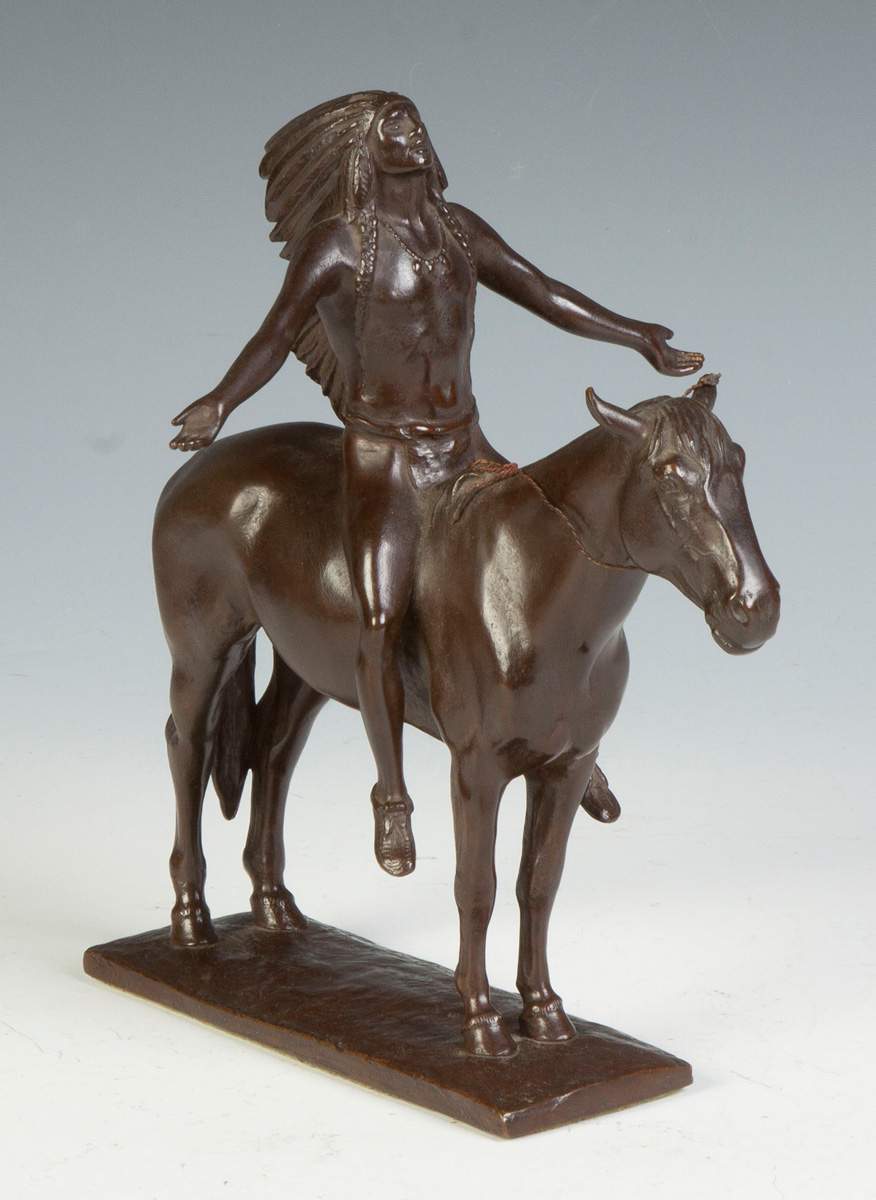 Cyrus Edwin Dallin (American, 1861-1944) "Appeal to the Great Spirit ...