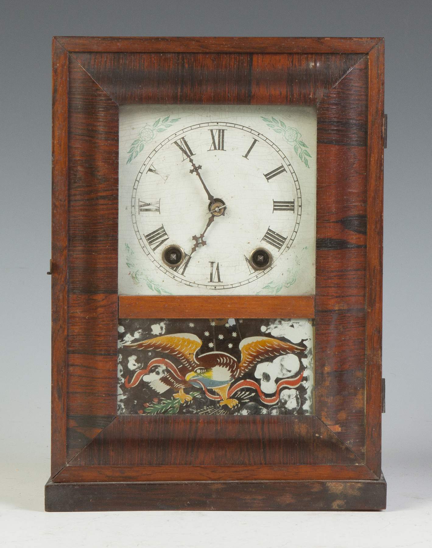 Waterbury Miniature Obverse Ogee Cottage Clock | Cottone Auctions