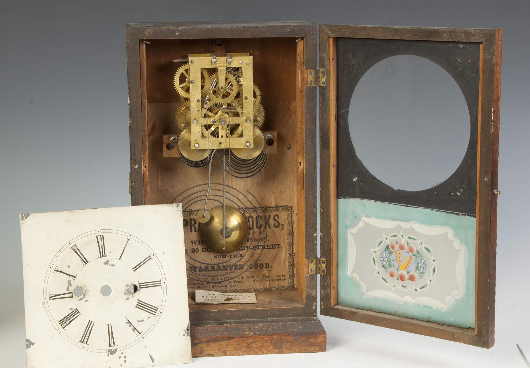 William Johnson Box Clock | Cottone Auctions