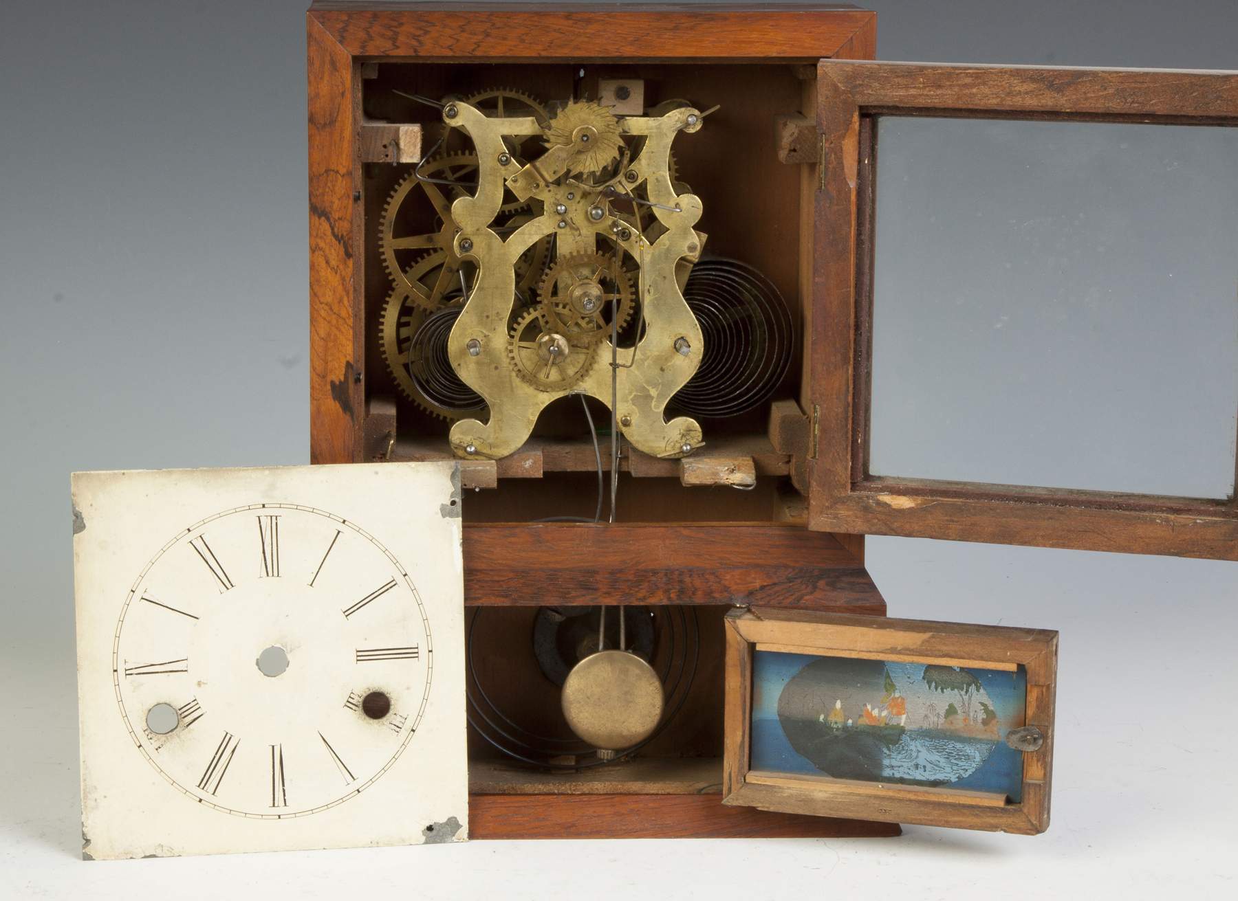 Miniature Cottage Clock | Cottone Auctions