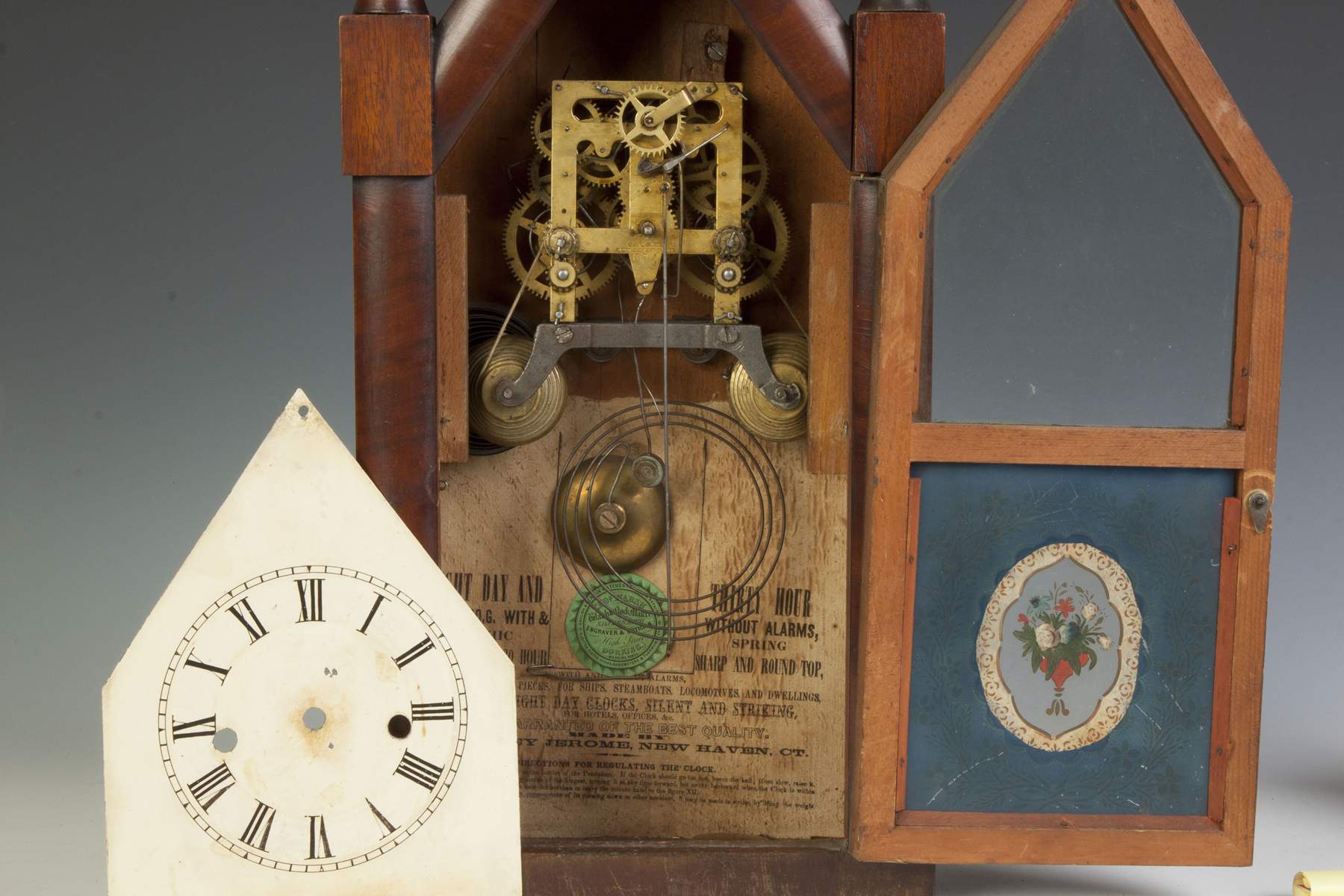 Chauncey Jerome Steeple Clock | Cottone Auctions