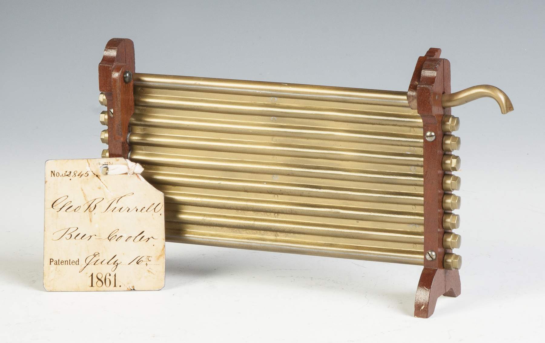 George B. Turrell Beer Cooler Patent Model | Cottone Auctions