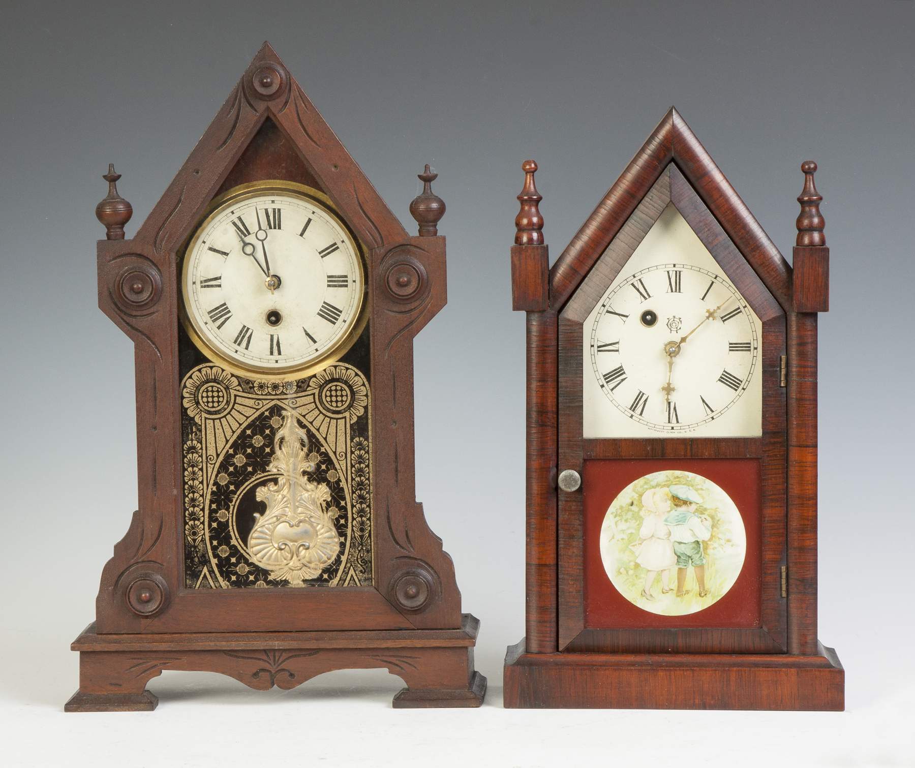 Two Steeple Clocks | Cottone Auctions