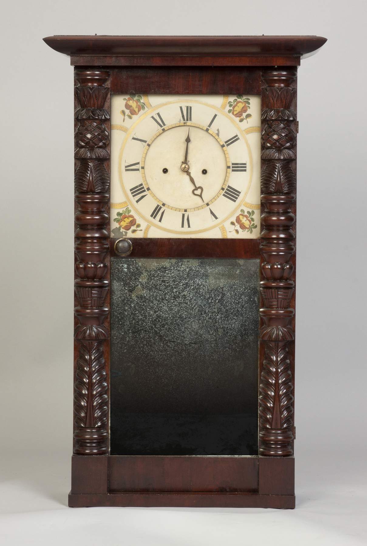 Abner Jones, Bloomfield, NY, Empire Shelf Clock | Cottone Auctions