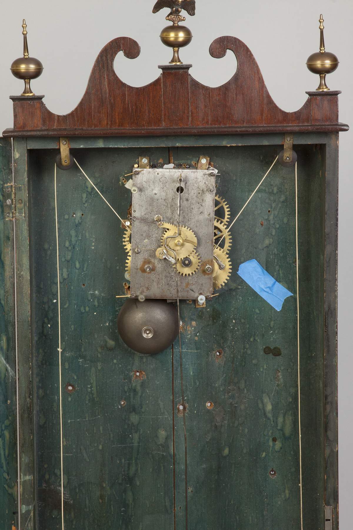 Joseph Ives, CT, Mirror Wall Clock | Cottone Auctions