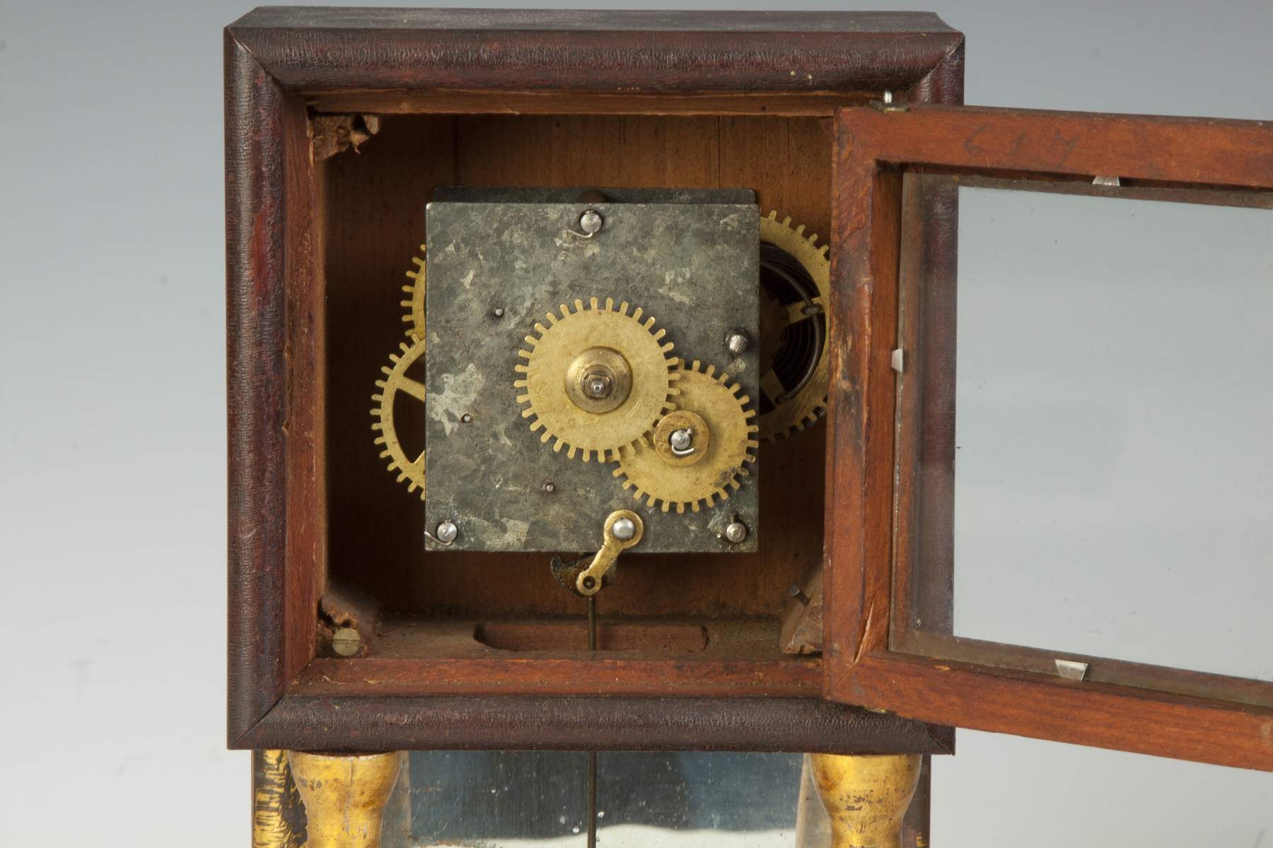 Rare S.B. Terry Miniature Empire Clock | Cottone Auctions