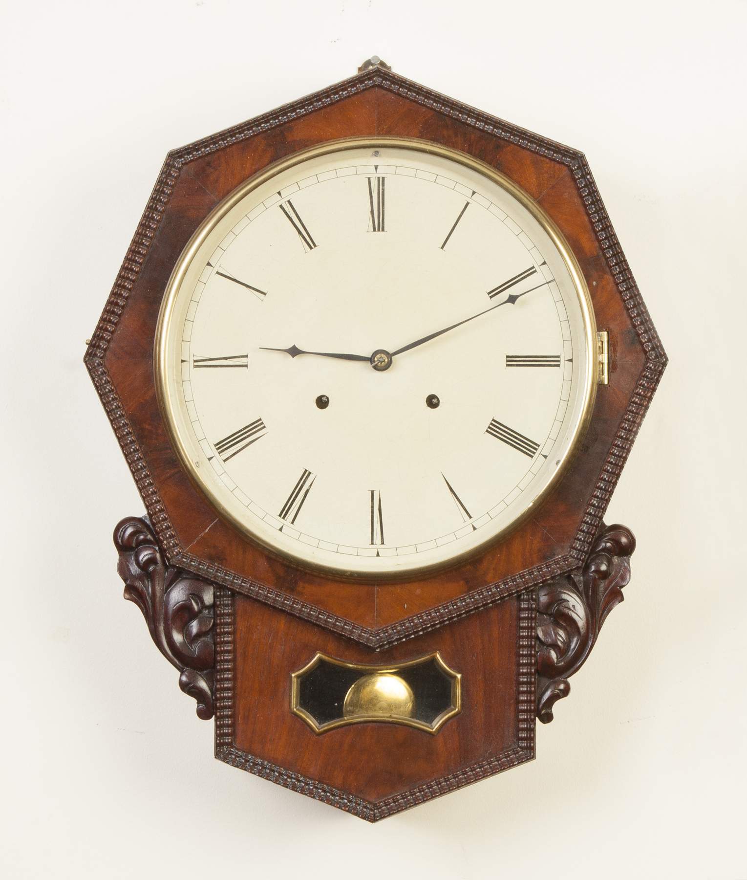 Jerome Ripple Front Wall Clock | Cottone Auctions