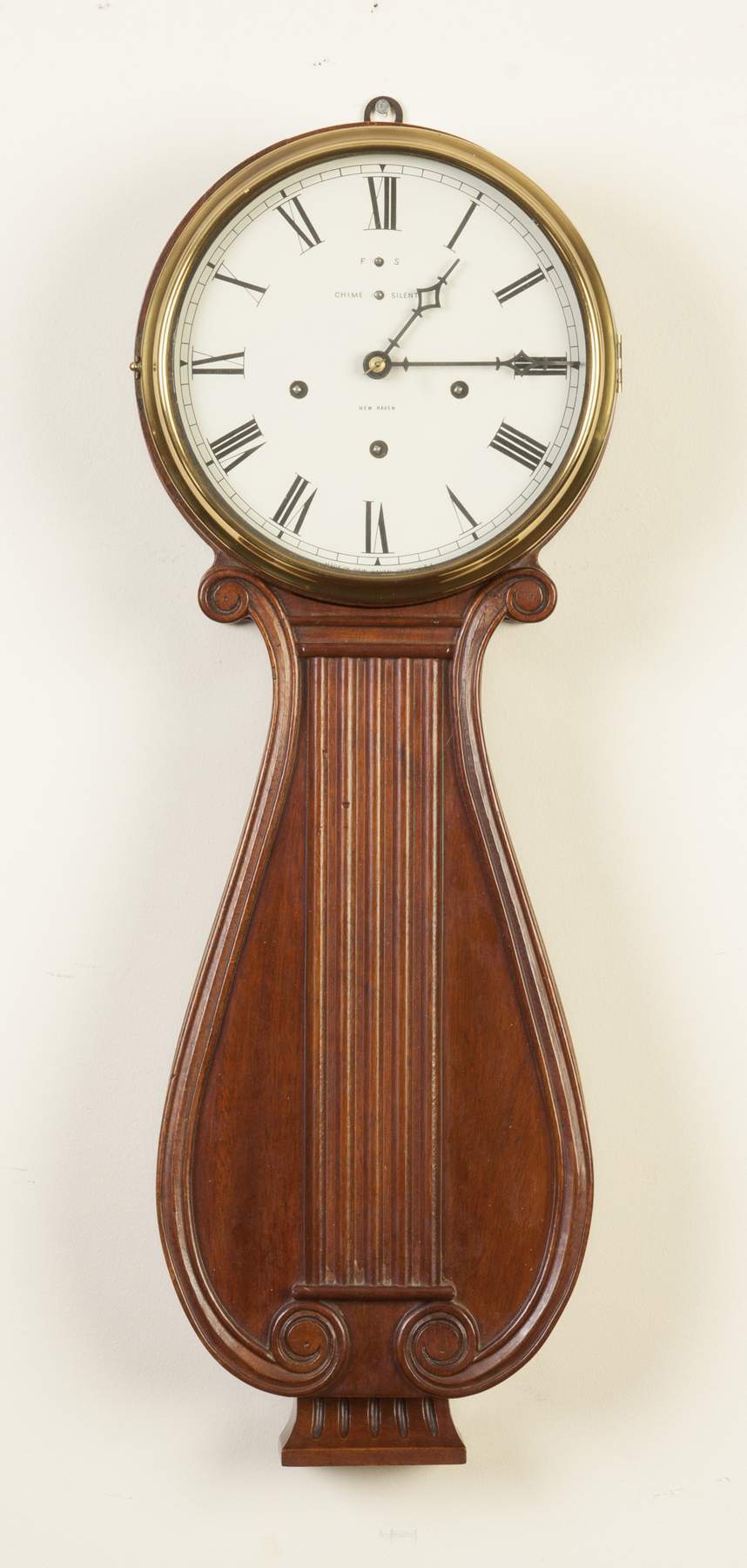 New Haven Lyre Clock | Cottone Auctions