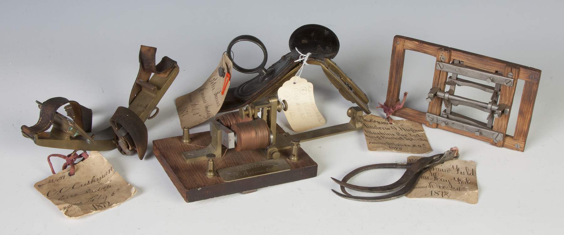 Group of Five Various Patent Models | Cottone Auctions