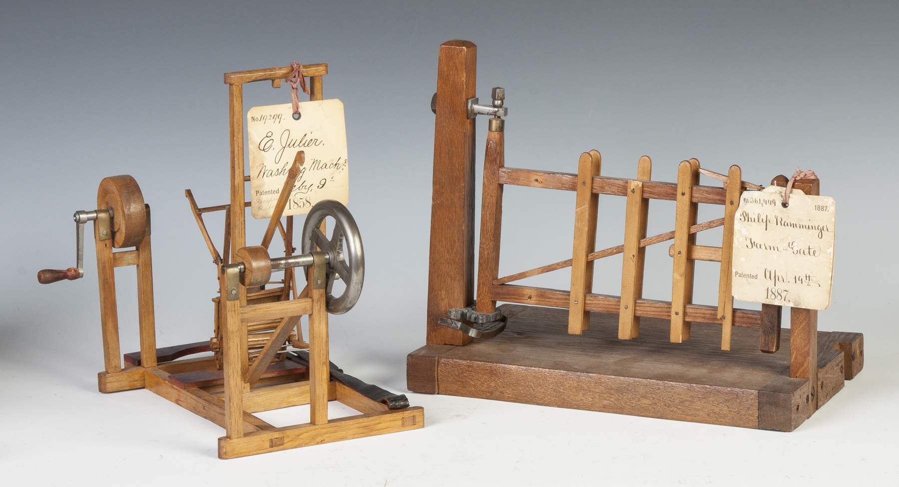 Patent Model Washing Machine & Farm Gate | Cottone Auctions