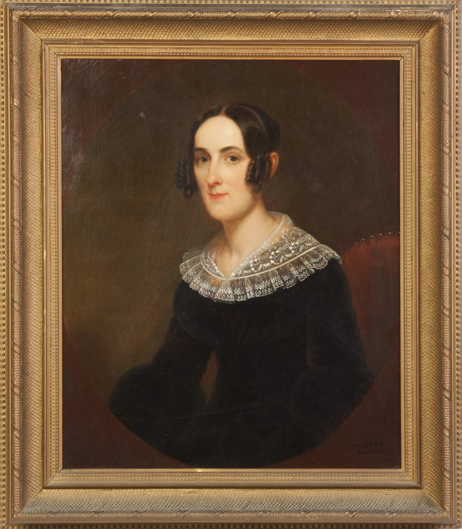 Portrait of a Young Lady with Lace Collar | Cottone Auctions