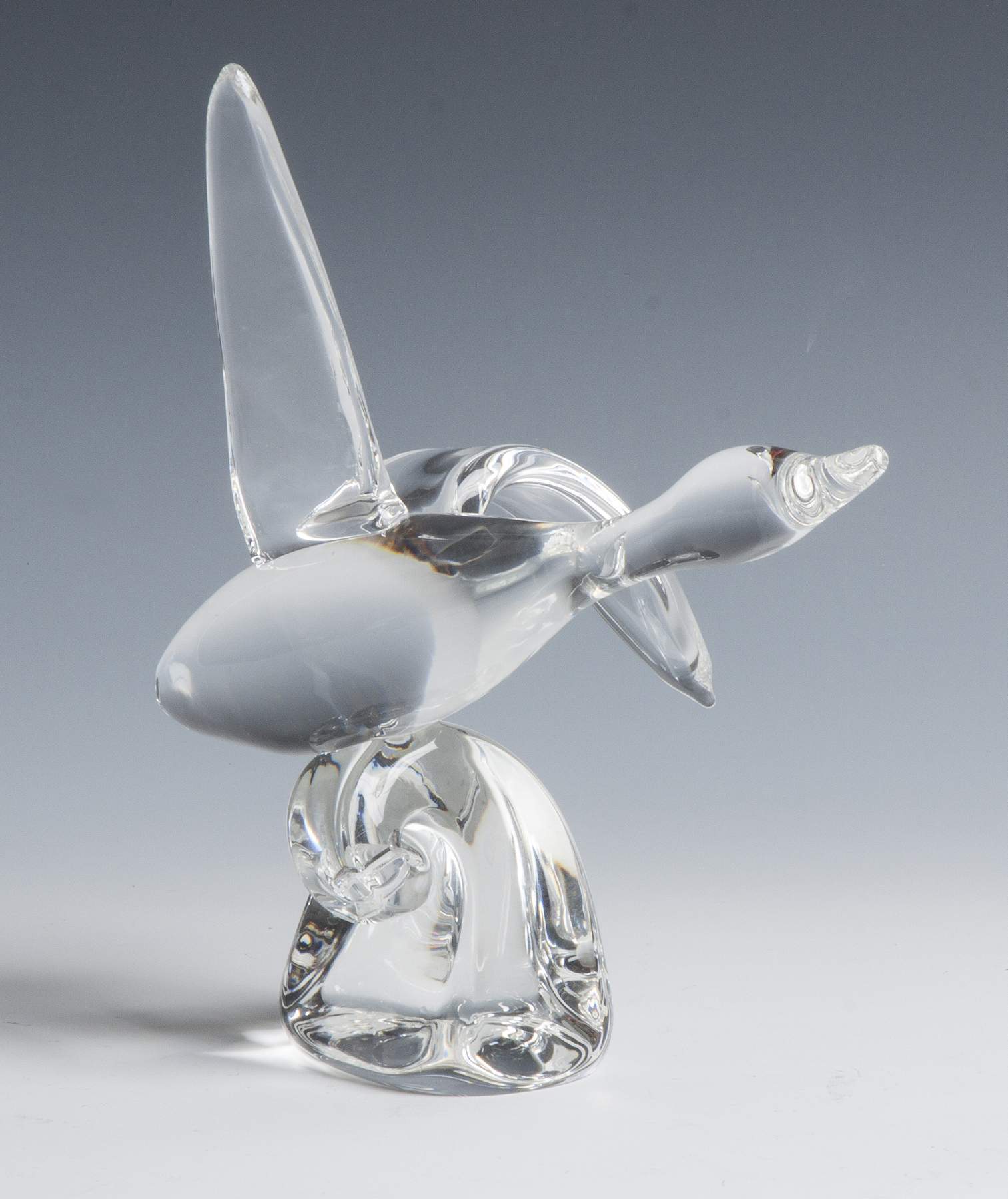 Steuben Crystal Bird in Flight | Cottone Auctions